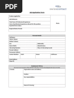 QCHP CV Template | PDF