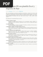 Metodología 8D Con Plantilla Excel y Diagrama de Flujo | PDF