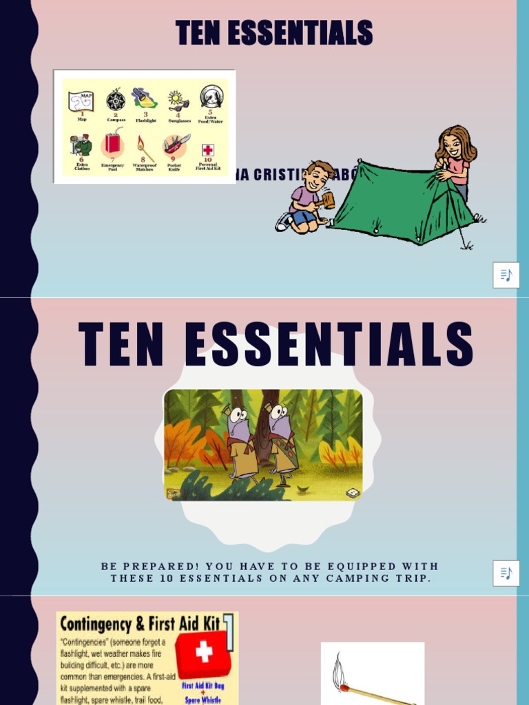 Essential Camping Gear Checklist | PDF | Cooking, Food & Wine