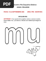 Actividades para aprender la vocal U | PDF | Artes del Lenguaje y ...