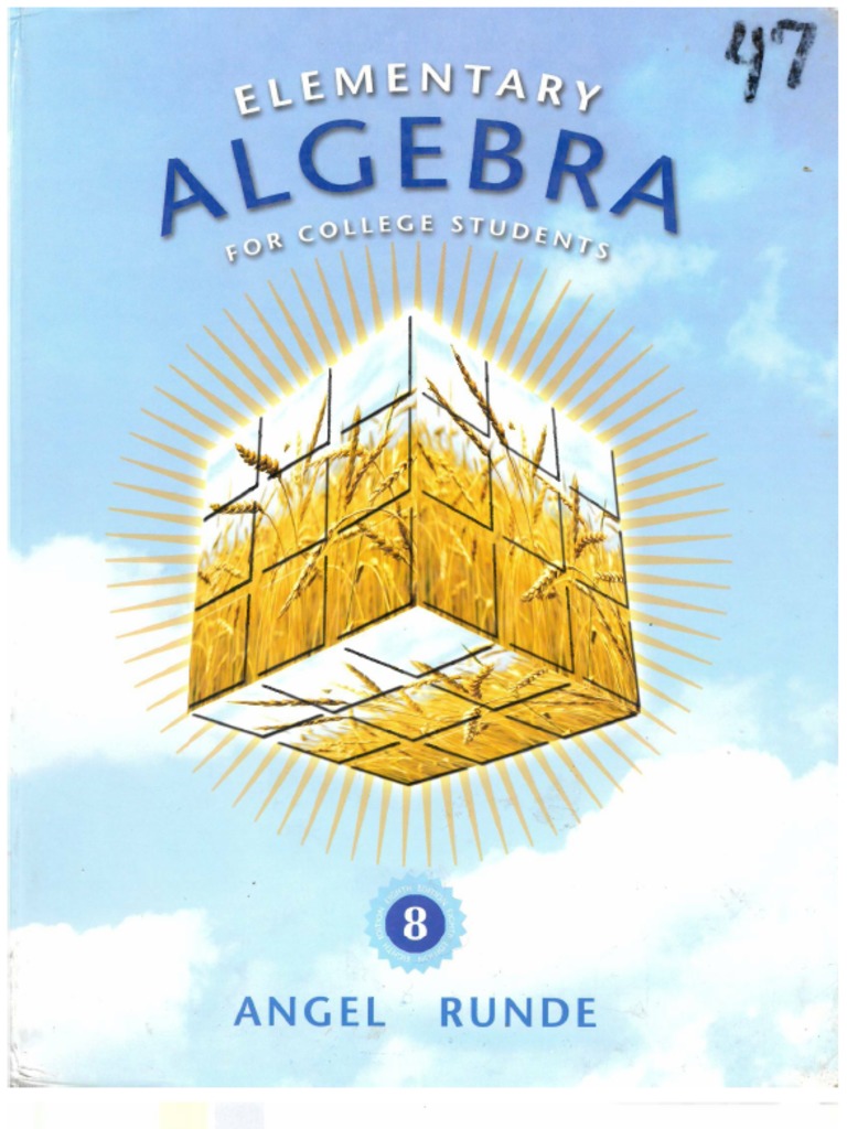 Elementary Algebra | PDF