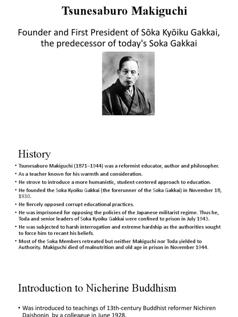 Tsunesaburo Makiguchi - Sensei | PDF