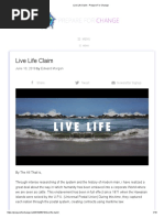Live Life Claim Blank Template | PDF