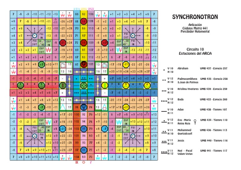 Synchronotron: Aplicación Códigos Matriz 441 Percibidor Holomental Ω | PDF