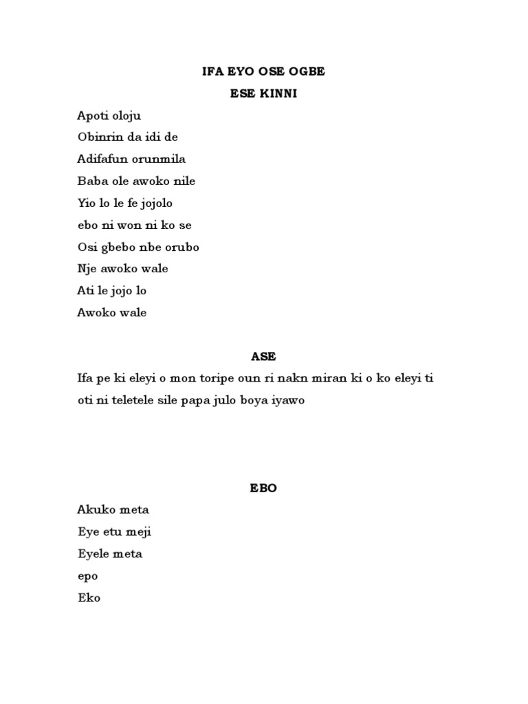 15 Apola Ose de Ifarunbi - 16 PDF | PDF