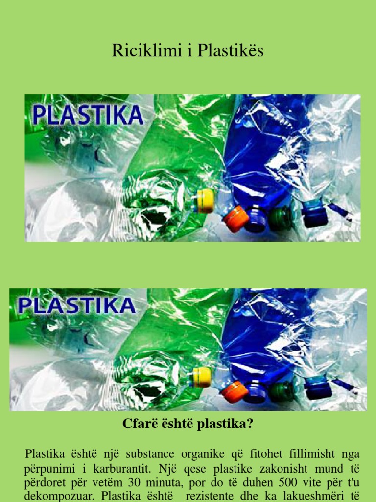Riciklimi I Plastikes | PDF