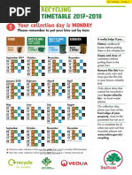 St Albans 2025 Waste Collection Calendar | PDF | Waste