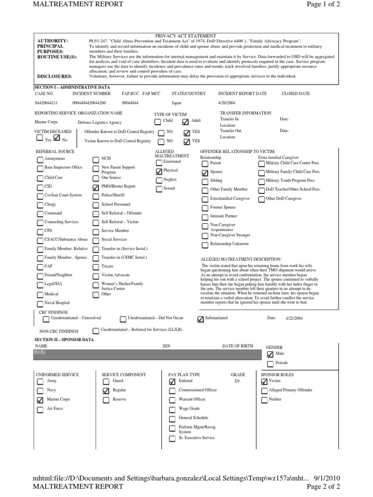 CREW: Department of Defense: Department of The Navy - U.S. Marine Corps ...