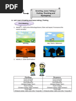 ESL Greetings and Farewell | PDF