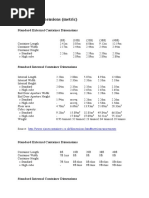 Shipping Container Specs Guide | PDF