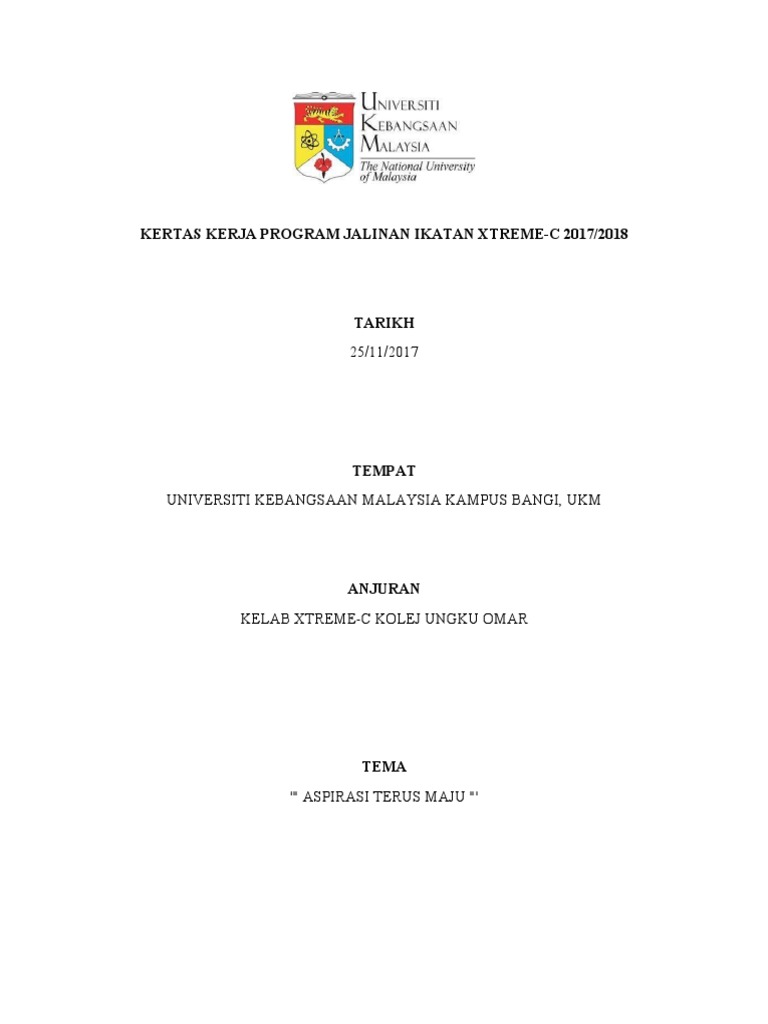 Contoh Kertas Kerja | PDF