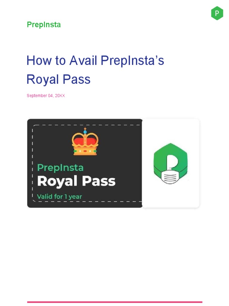 Royal Pass PDF | PDF