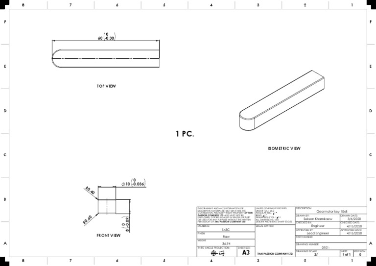 Gearmotor Key 10x8 | PDF | Teaching Mathematics