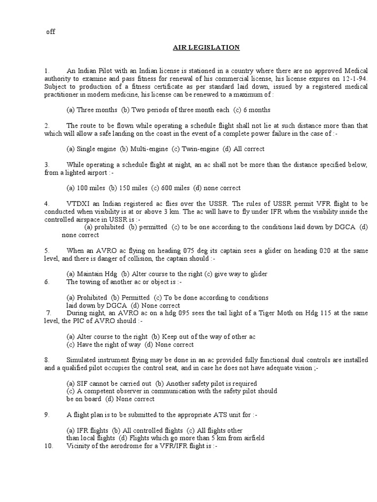 Air Regulation | PDF | Instrument Flight Rules | Visual Flight Rules