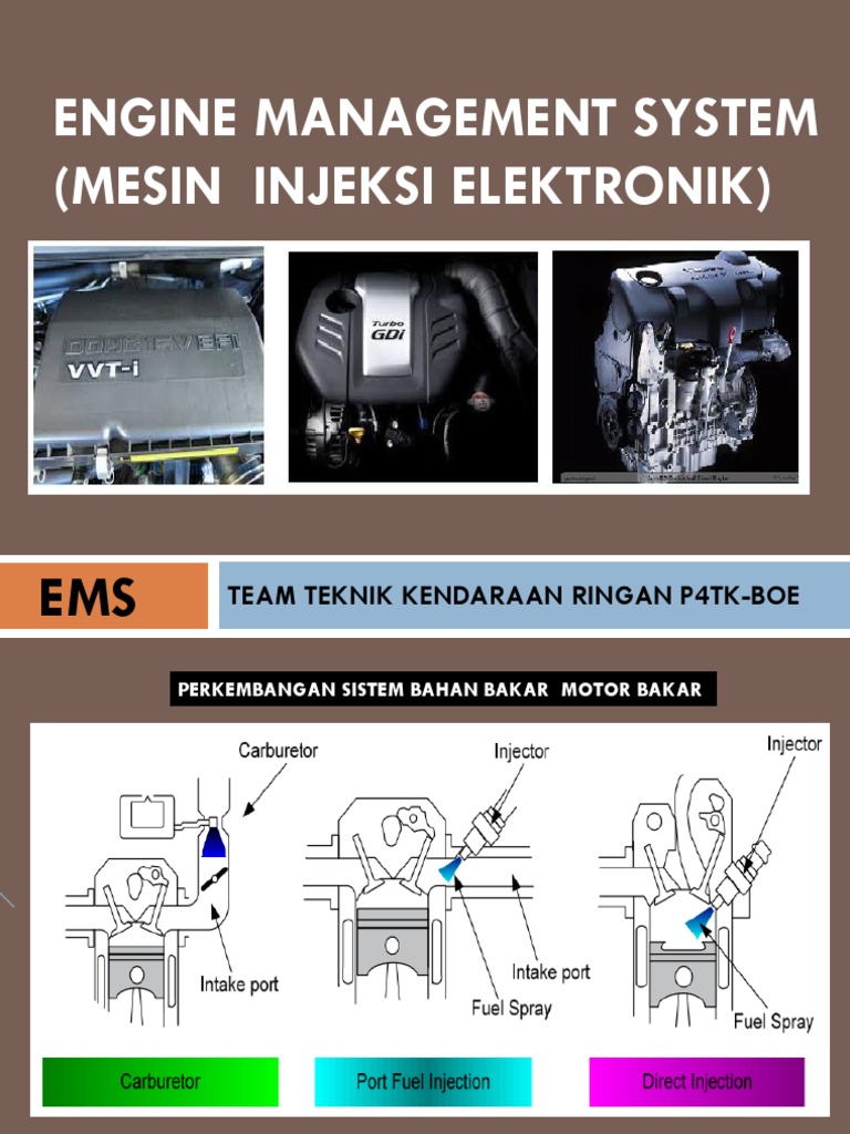 Engine Management System (Mesin Injeksi Elektronik) : Team Teknik ...