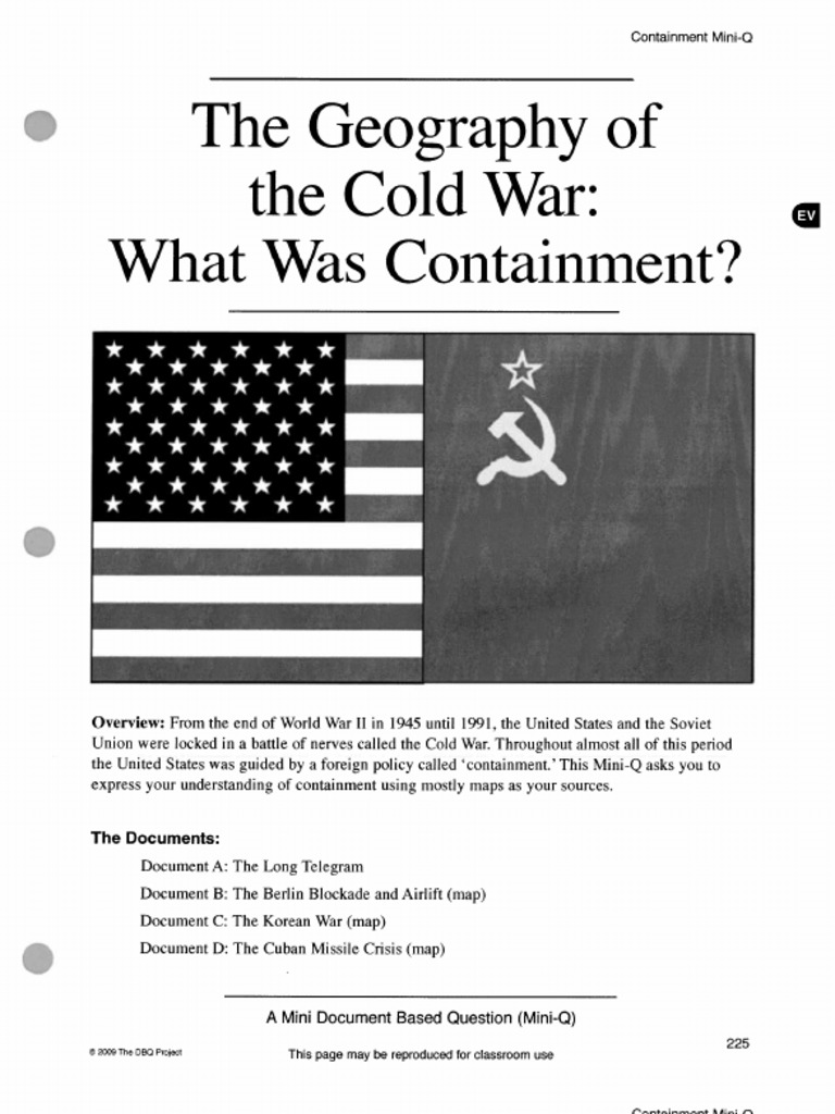 DBQ - What Is Containment PDF | PDF