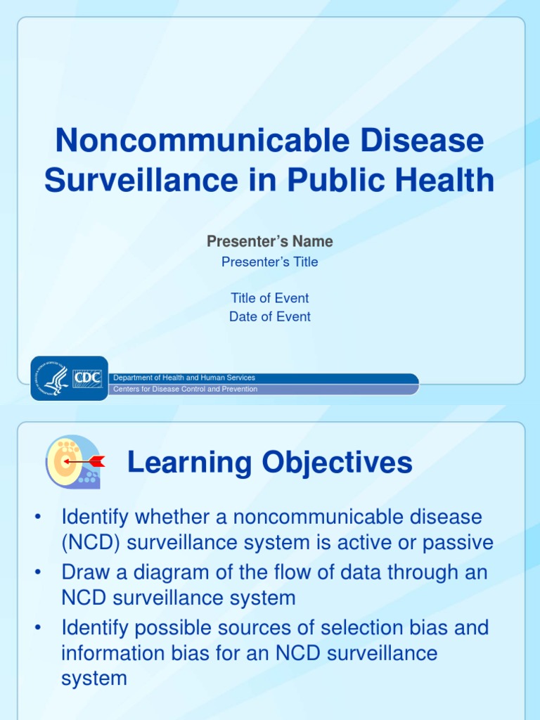 NCD Surveillance Steps Overview | PDF | Non Communicable Disease ...