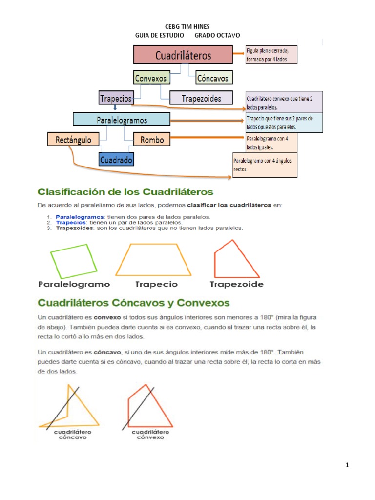 Grado Octavo | PDF | Rectángulo | Formas geométricas
