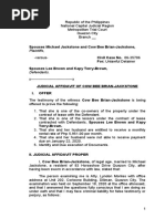 Affidavit For Water Connection | PDF