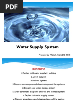 Direct and Indirect Cold Water Supply System | PDF | Tap (Valve ...