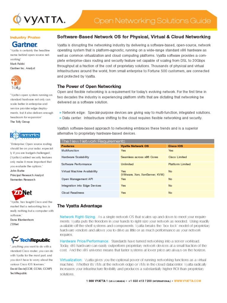 Vyatta Solutions Guide | PDF | Virtual Private Network | Computer Network