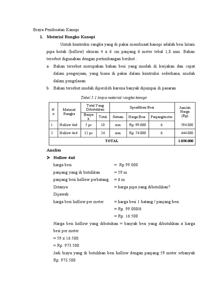 Rab Kanopi | PDF | Griya & Taman | Sains & Matematika