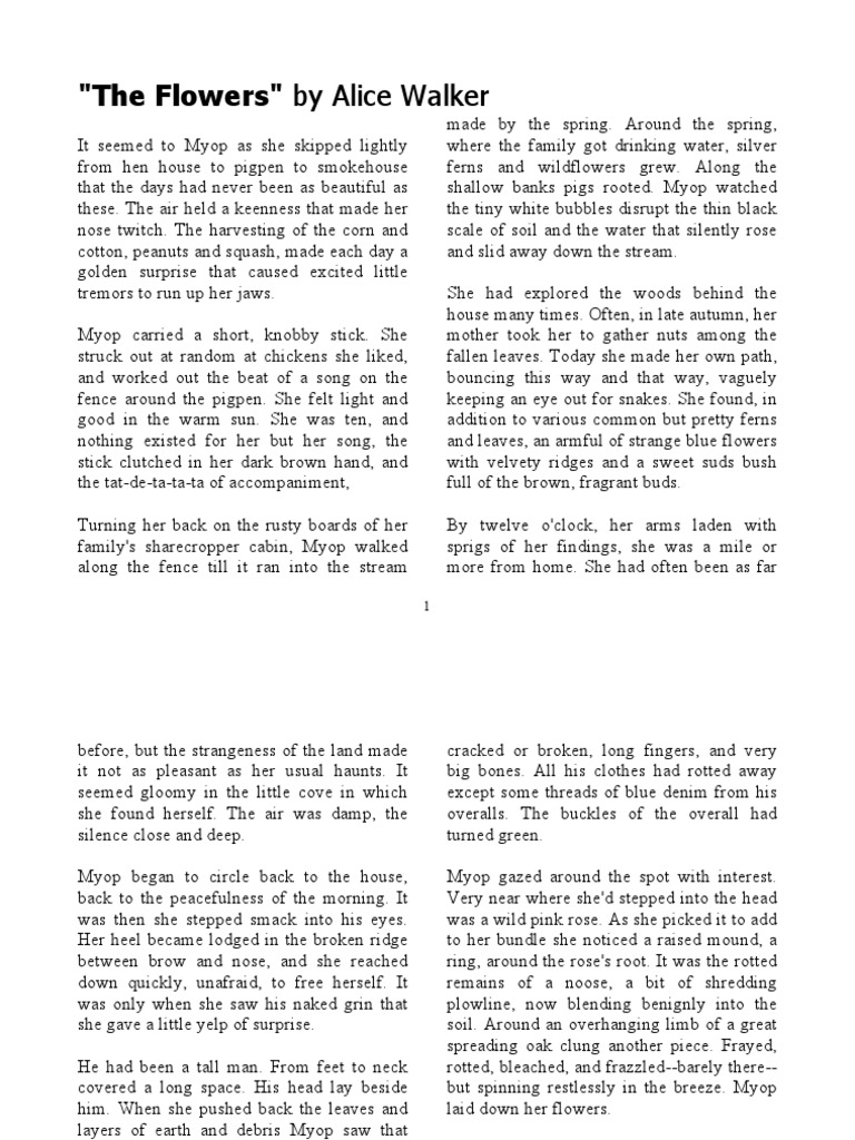 Flowers PDF | PDF | Nature