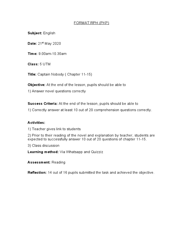 5 UTM, 5 UTHM, 5 PVMA April-May | PDF | Reading Comprehension | Lesson Plan