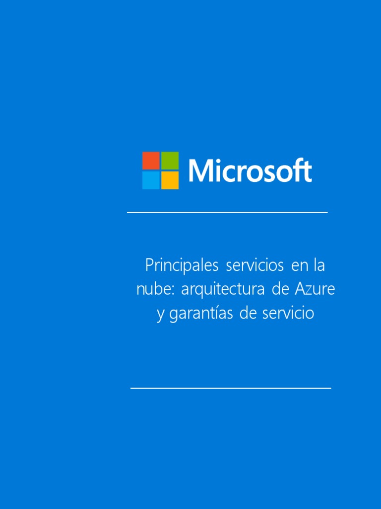 Azure 8 | PDF | Microsoft Azure | Computación en la nube