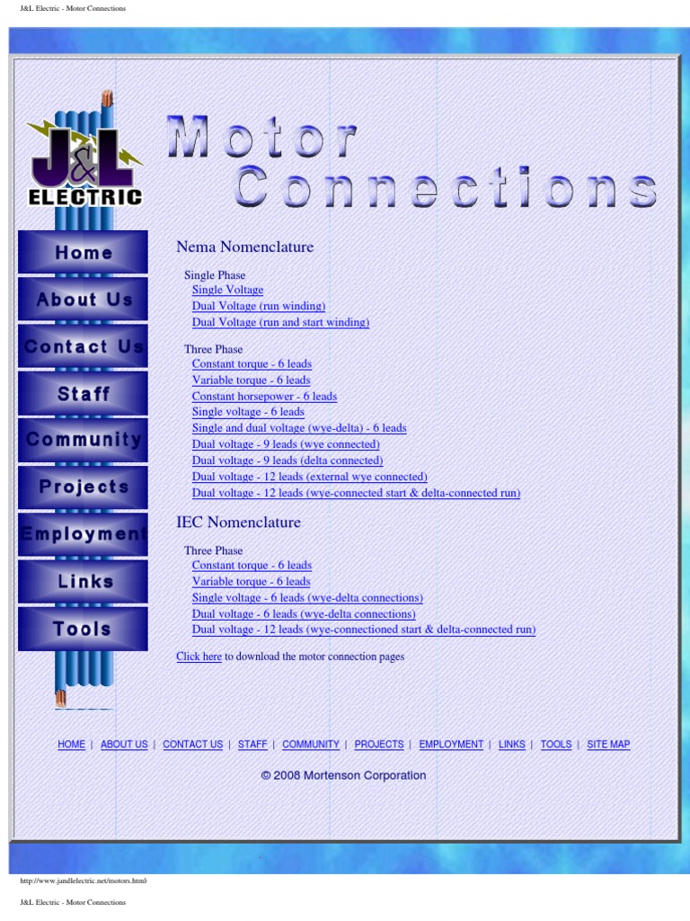 Nema Nomenclature: Single Phase | PDF | Power (Physics) | Power Engineering