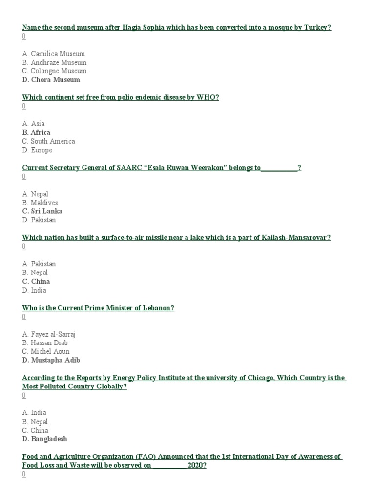 World Current Affairs | PDF | United Nations Security Council | Nasa