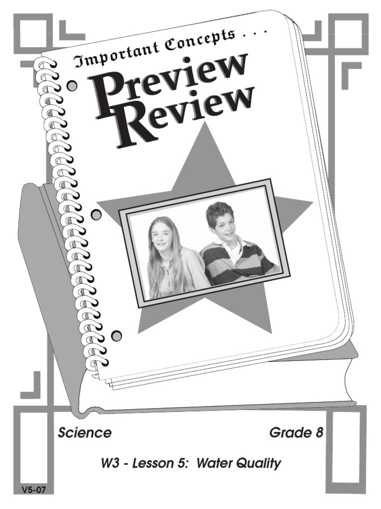 Science 8 - Week 3 - Lesson 5 | PDF | Water Quality | Aquatic Ecosystem
