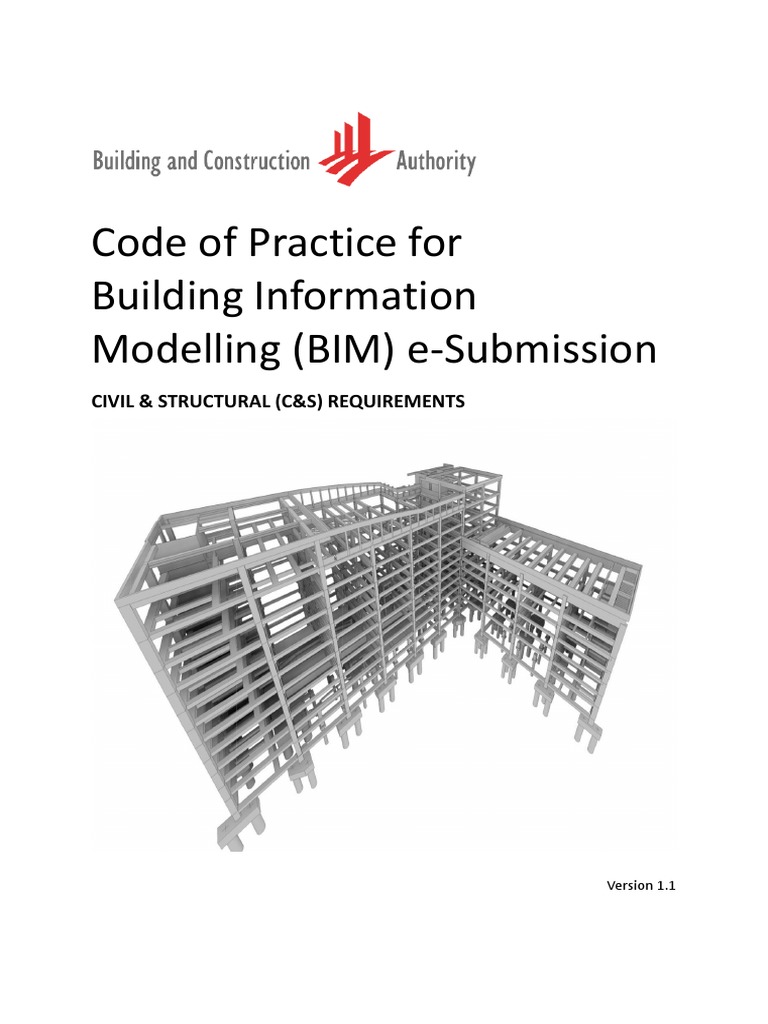 3 CP For Bim Esubmission Cs v1-1 | PDF | Building Information Modeling ...