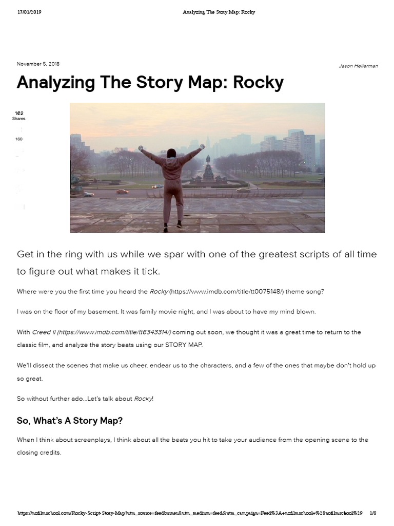 Analyzing The Story Map - Rocky | PDF