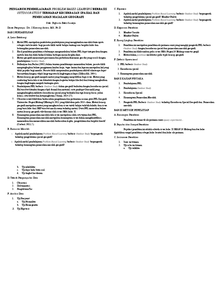 Contoh Outline | PDF