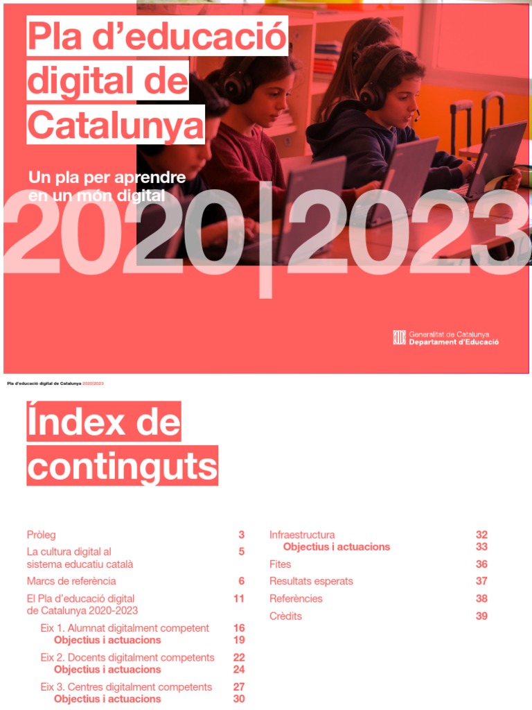 Pla Educacio Digital | PDF
