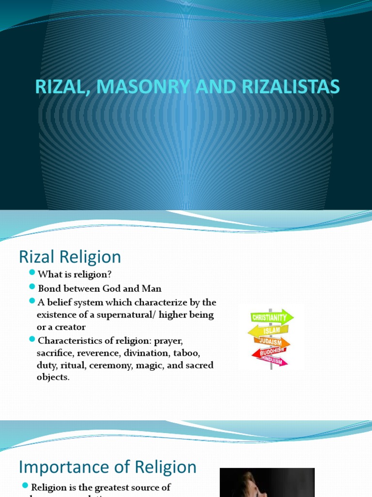 Rizal, Masonry and Rizalistas | PDF | Freemasonry | Altar