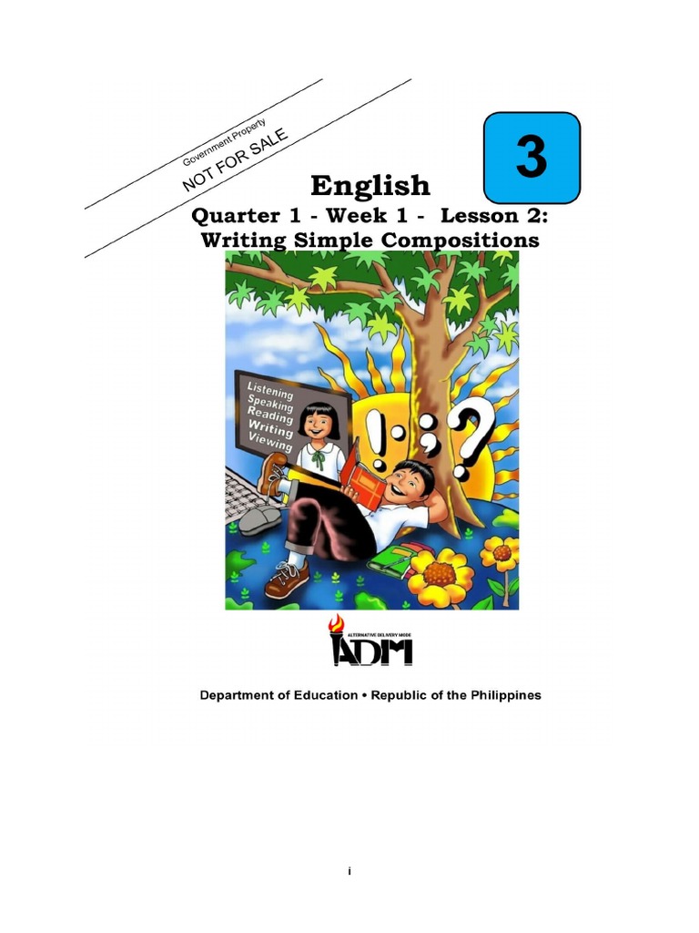 English 3 Module 1 | PDF | Rainbow | Punctuation