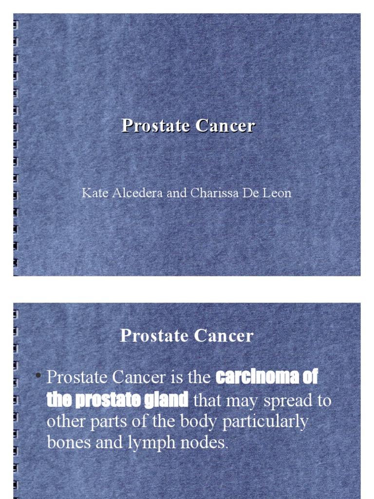 PROSTATE CANCER PPT - Odp | PDF | Prostate Specific Antigen | Prostate ...