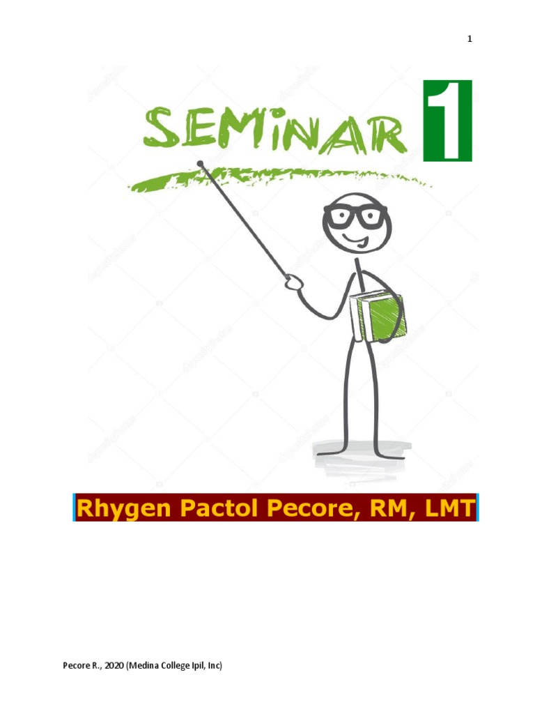 Seminar 1 Module | PDF | Experience | Learning