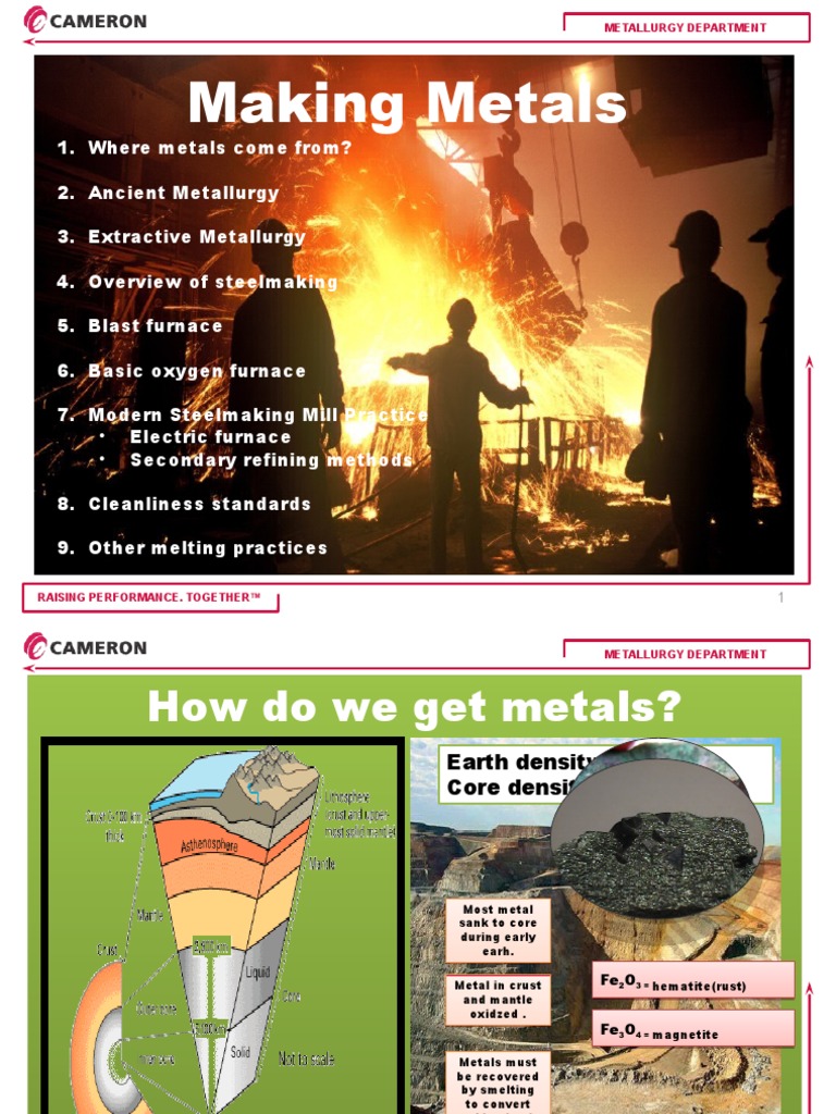 An Overview of Modern Steelmaking Processes and Technologies | PDF ...