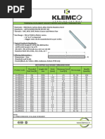 Threaded Rod Technical Data Sheet | PDF | Galvanization | Screw
