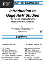 MSA - CG, CGK, GRR and How To Conduct The Study Measurement System ...