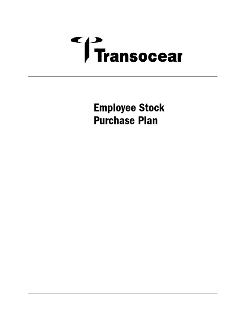 Employee Stock Purchase Plan | PDF | Payroll | Stocks