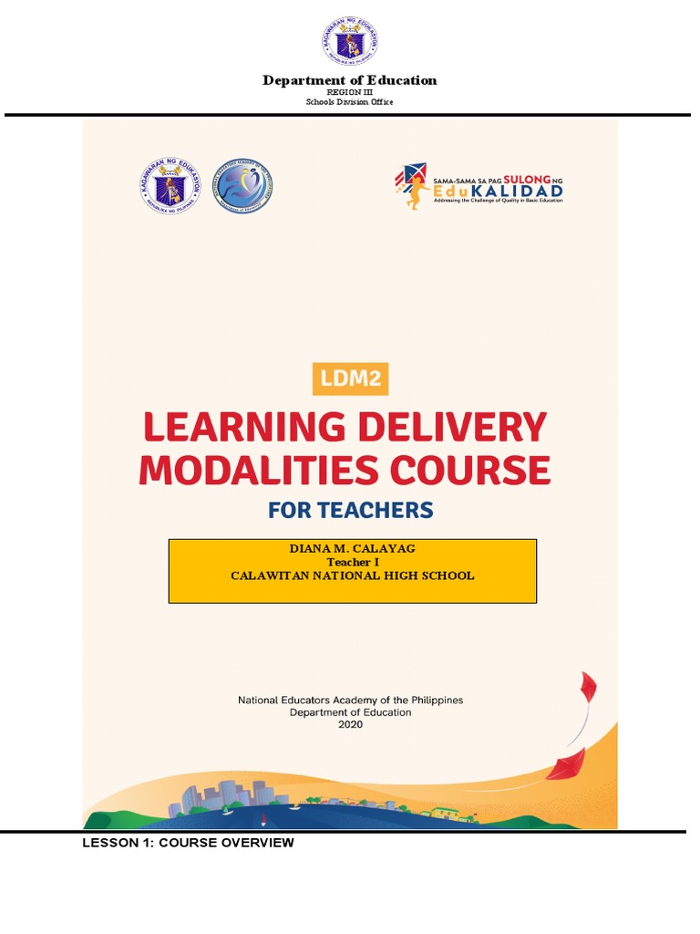 LMD2MODULE-1-5 D. Calayag | PDF | Educational Assessment | Competence ...