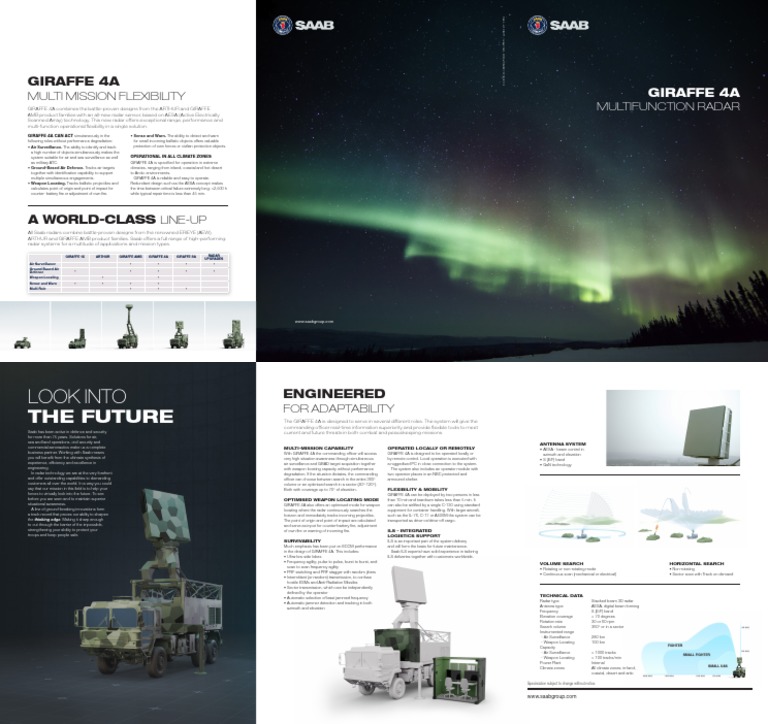 Giraffe 4A: Multi Mission Flexibility | PDF | Radar | Microwave Technology