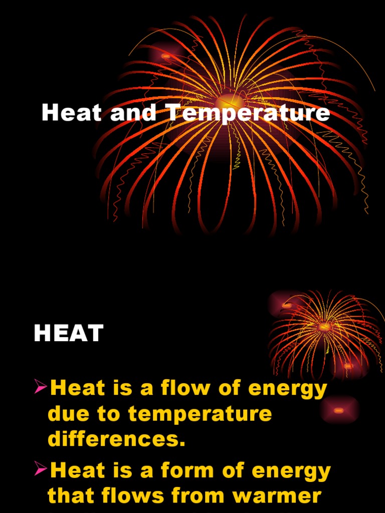 Heat and Temperature Grade 8 | PDF | Temperature | Heat