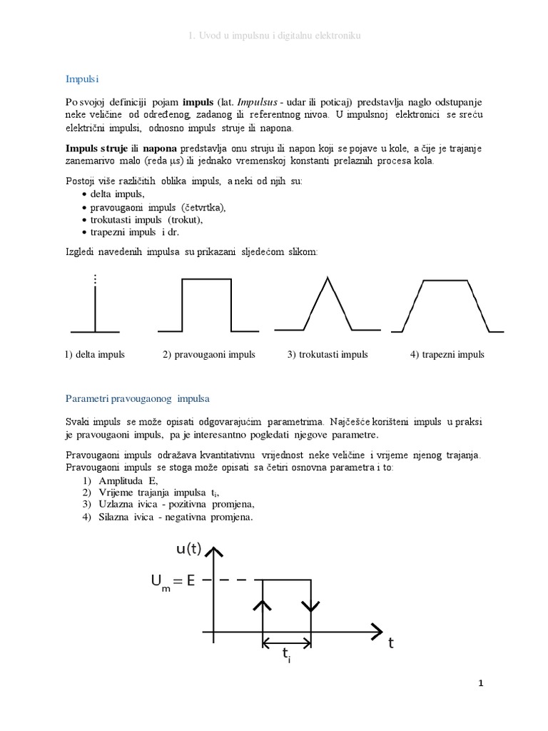 IDE III 2 - Impulsi | PDF