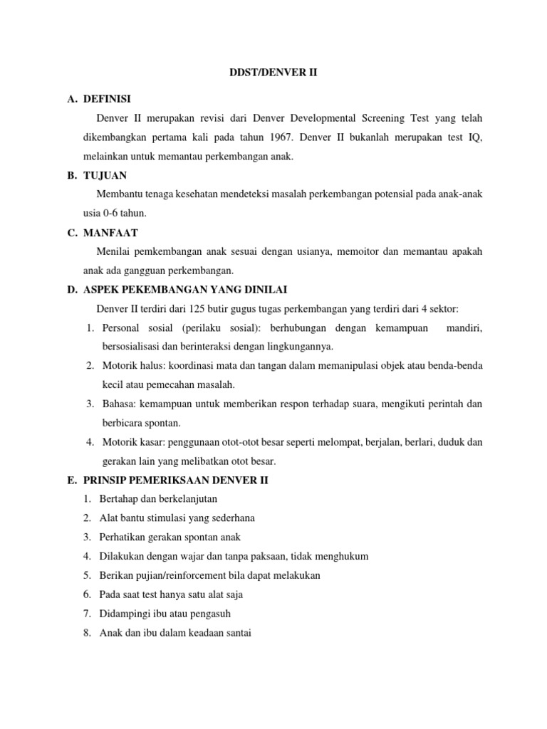 Denver II Ns - Cindy | PDF