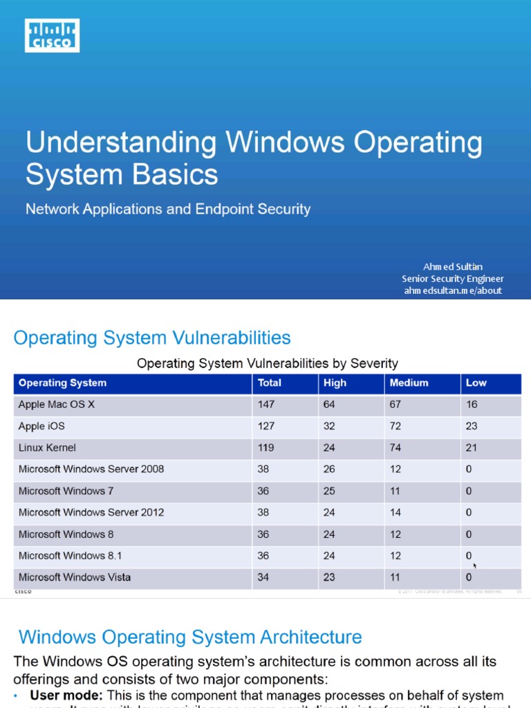 07 - Understanding Windows Operating System Basics | PDF